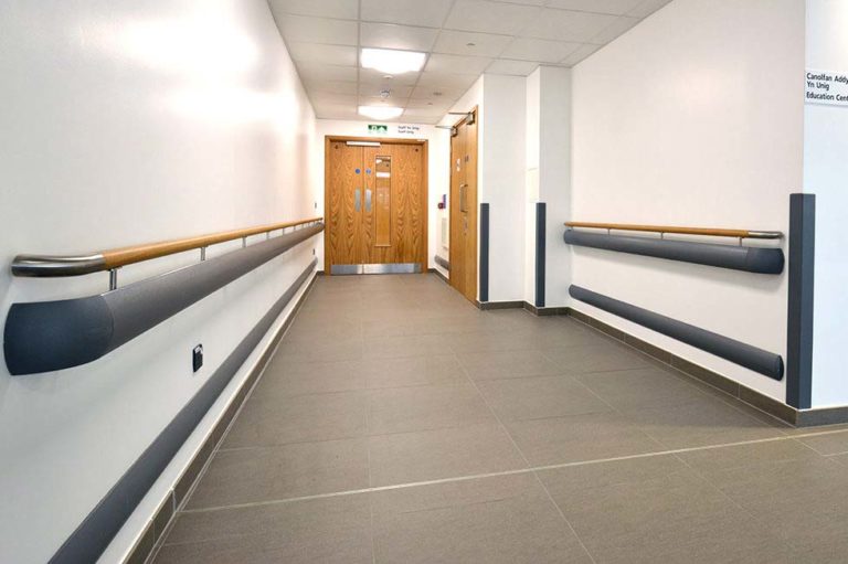 CRASH RAILS - BUMP RAILS: Acrovyn, Stainless Steel, Rubber, Wood