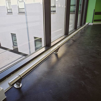 CRASH RAILS - BUMP RAILS: Acrovyn, Stainless Steel, Rubber, Wood