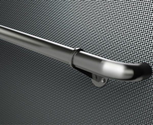 CRASH RAILS - BUMP RAILS: Acrovyn, Stainless Steel, Rubber, Wood