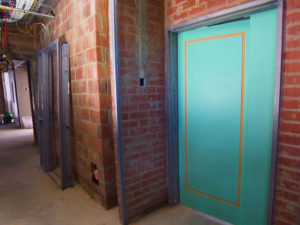 Acrovyn® Door Cladding Applied to 133 Doors in Meath Care Como ACF