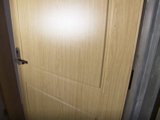 Acrovyn® Door Cladding Applied to 133 Doors in Meath Care Como ACF